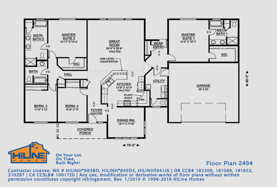 Hi Line Homes Floor Plans